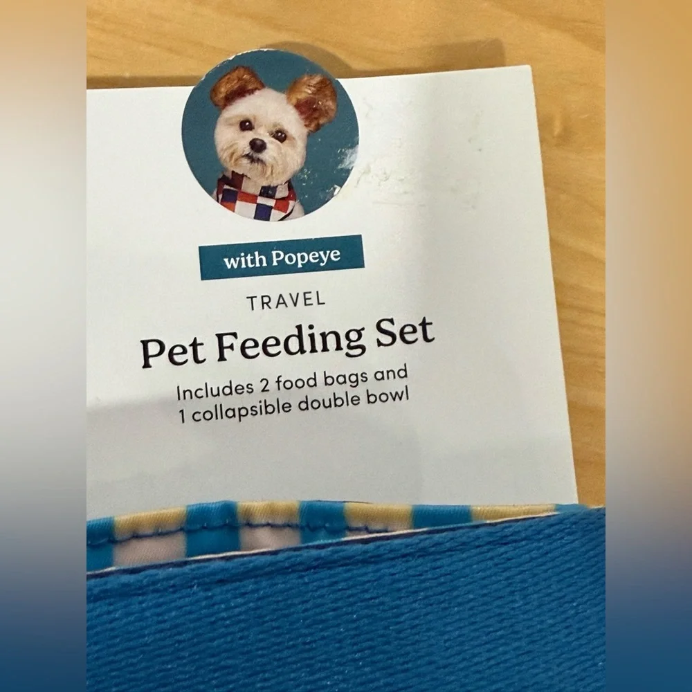 the cuddle collab | Dog | The Cuddle Collab Pet Feeding Set Brand New 3 ...